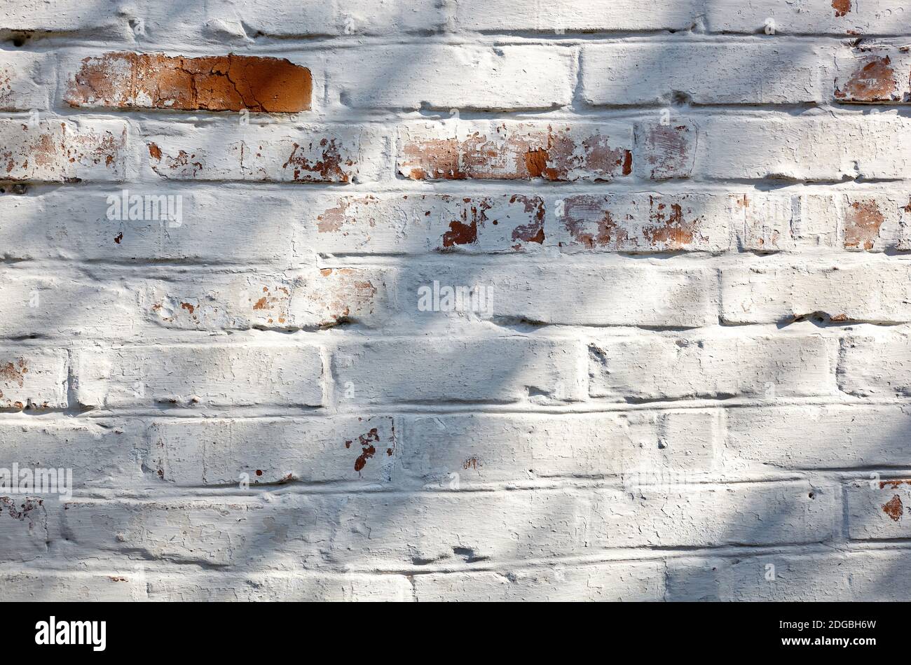 Red white wall background. Old grungy brick wall texture. Vintage wall ...
