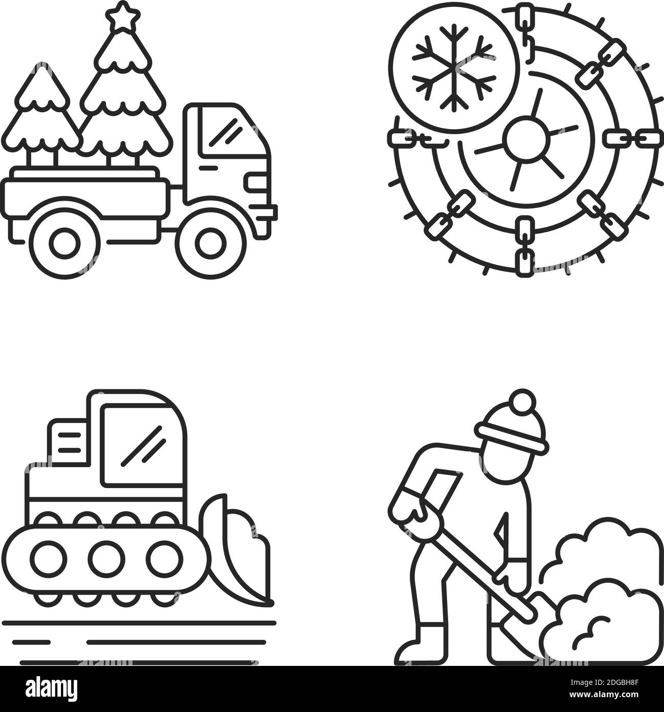 Contour plowing Stock Vector Images - Alamy