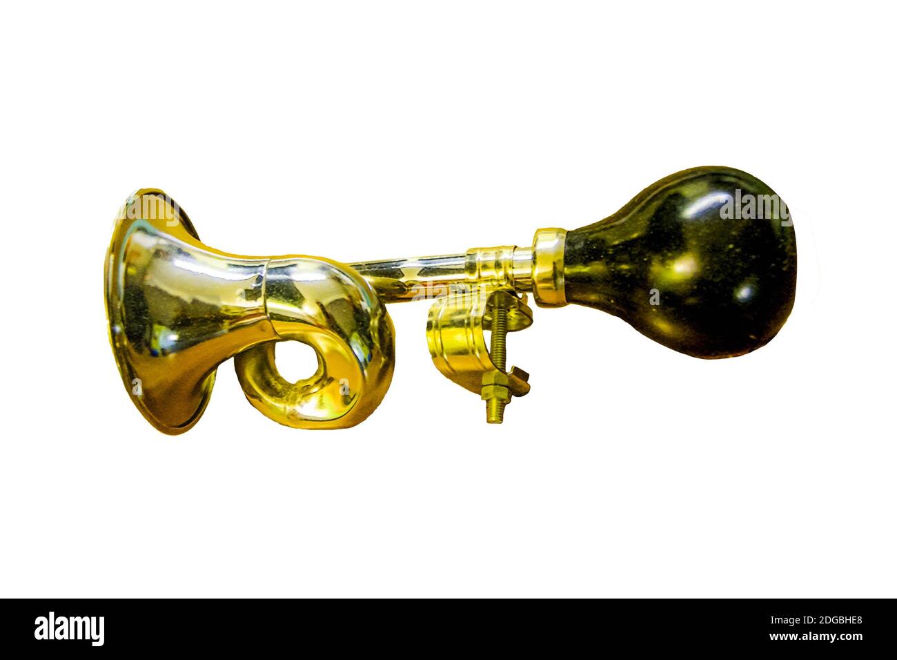 Bicycle Horn Isolated Photo Stock Photo - Alamy