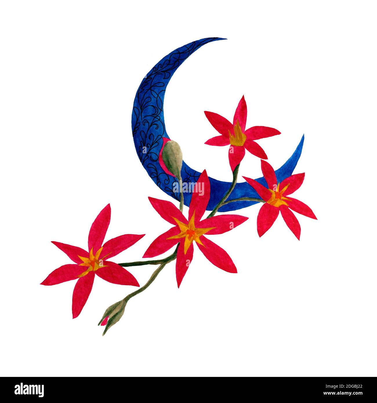 Crescent Flower Arrangement