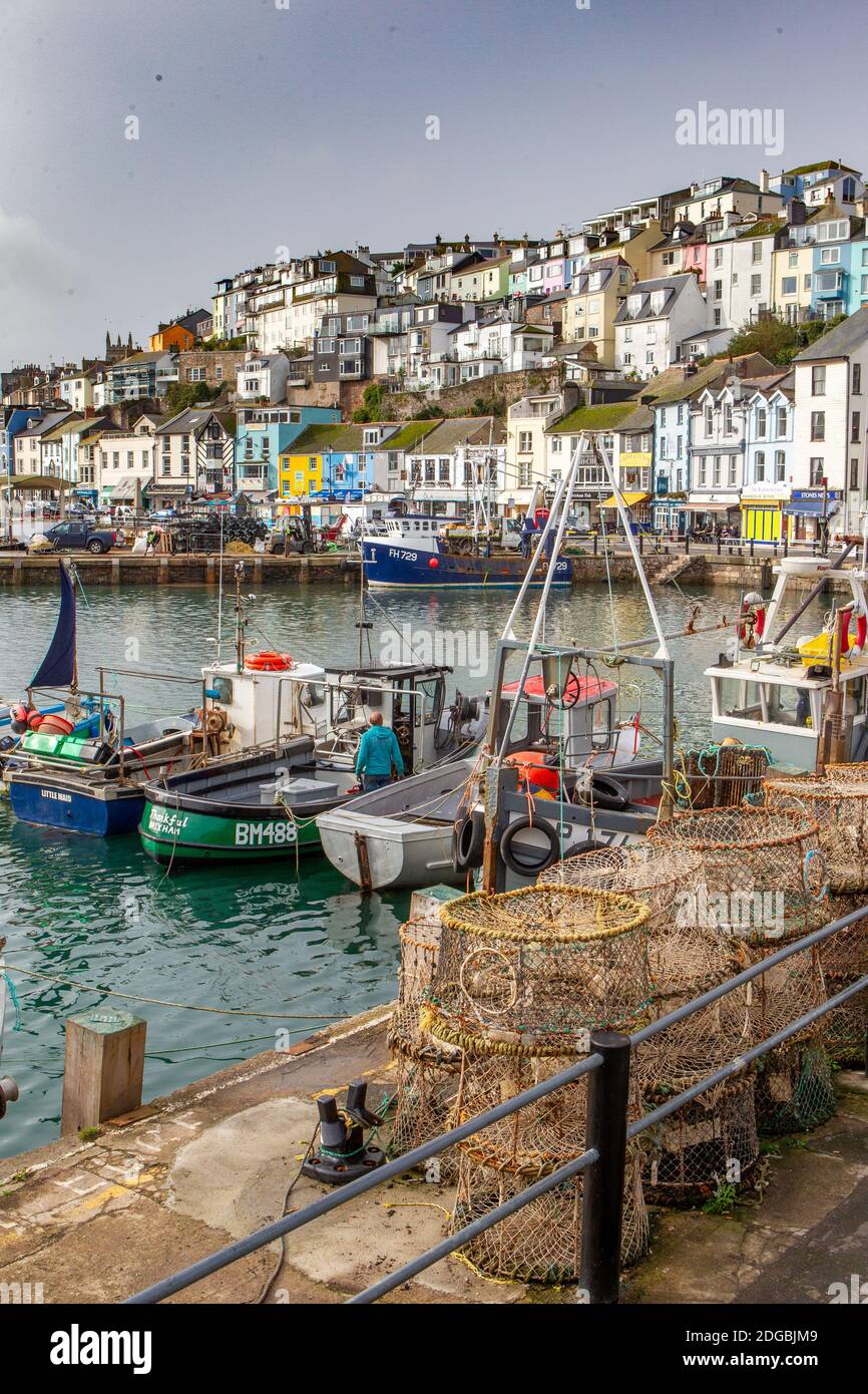 Brixham trawler fleet hi-res stock photography and images - Alamy