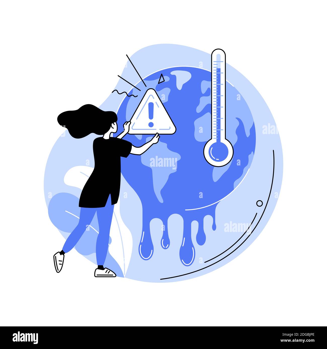 Global warming abstract concept vector illustration Stock Vector Image ...