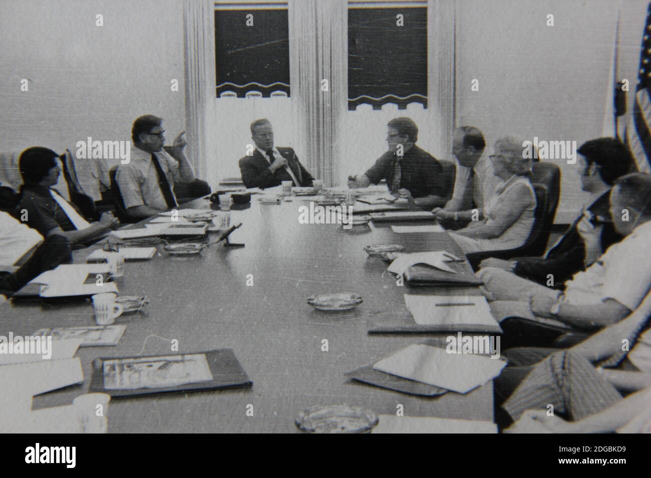 Company meeting 1970s hi-res stock photography and images - Alamy