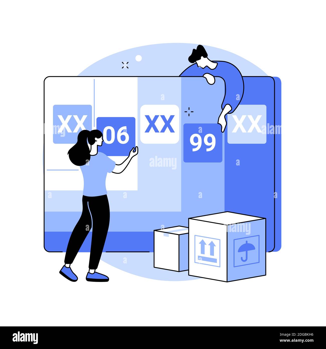 Harmonized System abstract concept vector illustration Stock Vector ...