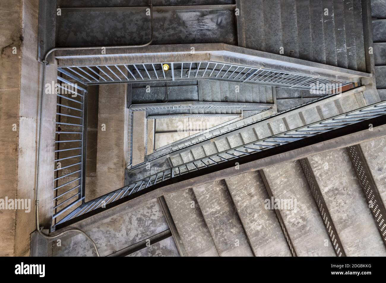 Stairwell In A Modern Building Stock Photo - Alamy