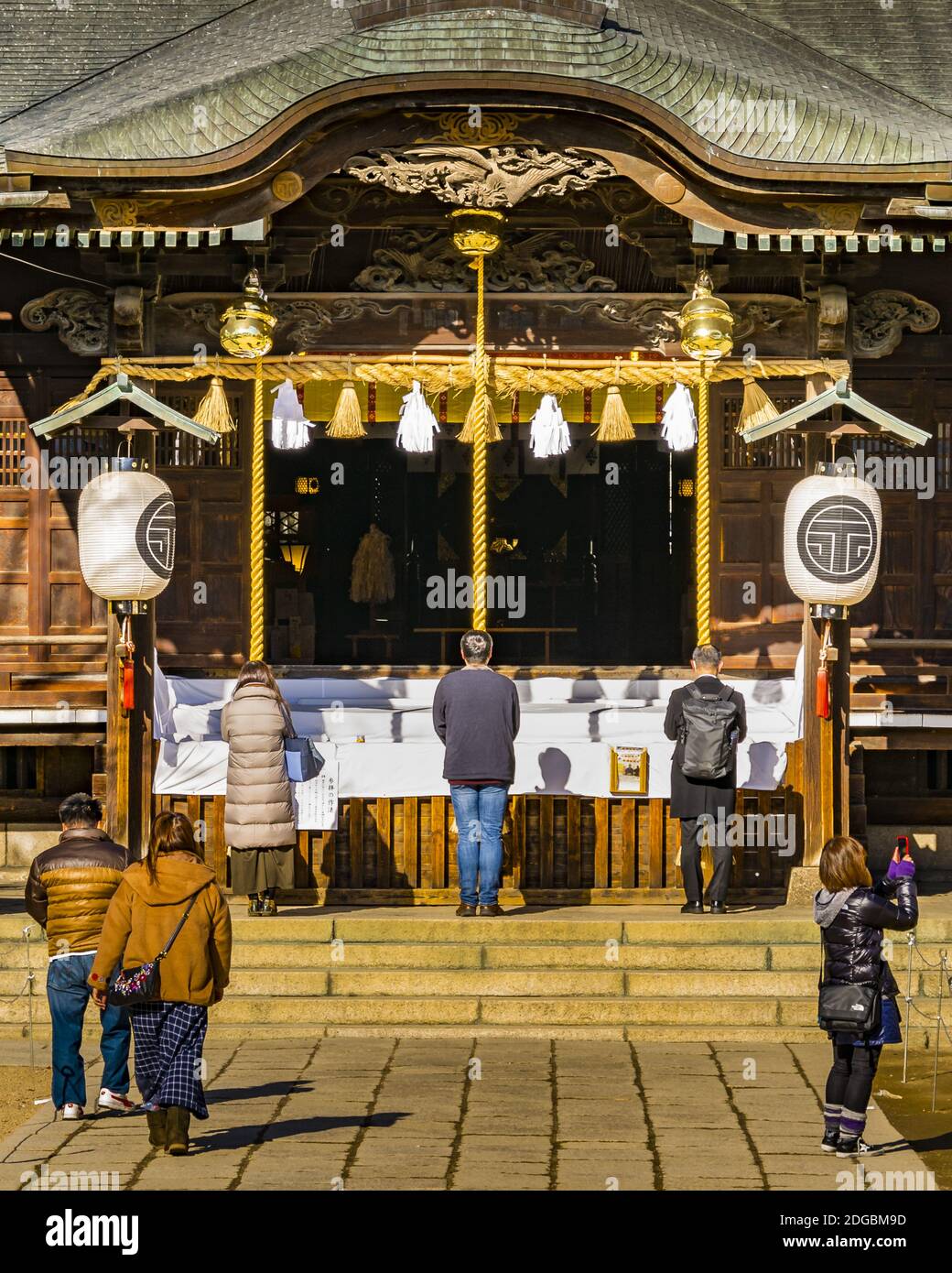 Urban Shintoism Temple, Matsumoto, Japan Stock Photo - Alamy