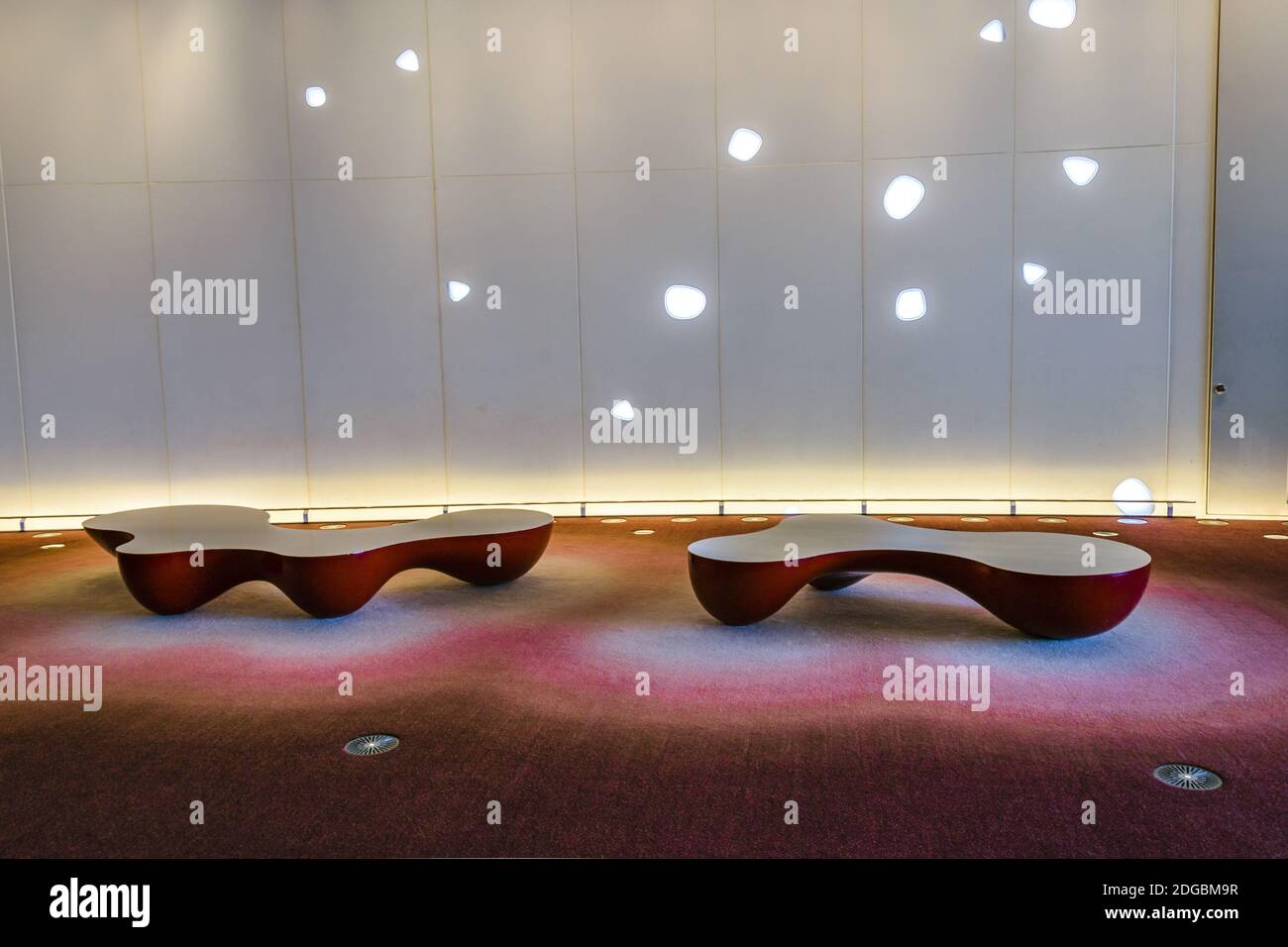 Contemporary Style Empty Hall Stock Photo - Alamy