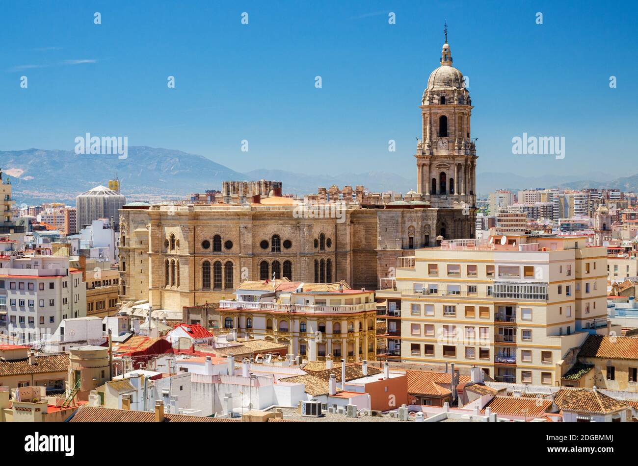Malaga view hi-res stock photography and images - Alamy