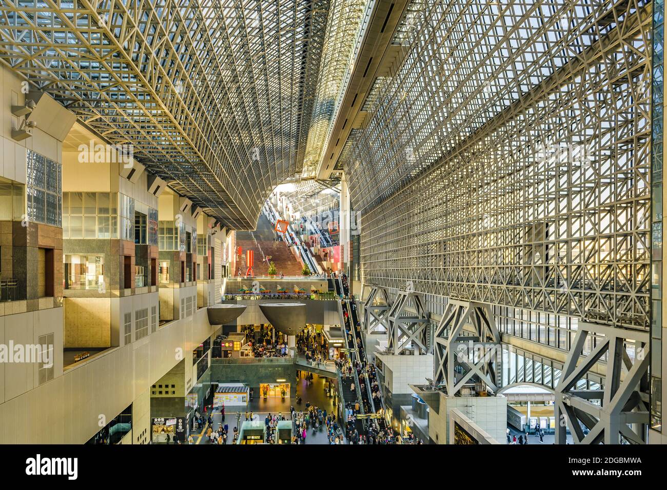 Kyoto Station Interior View, Japan Stock Photo - Alamy