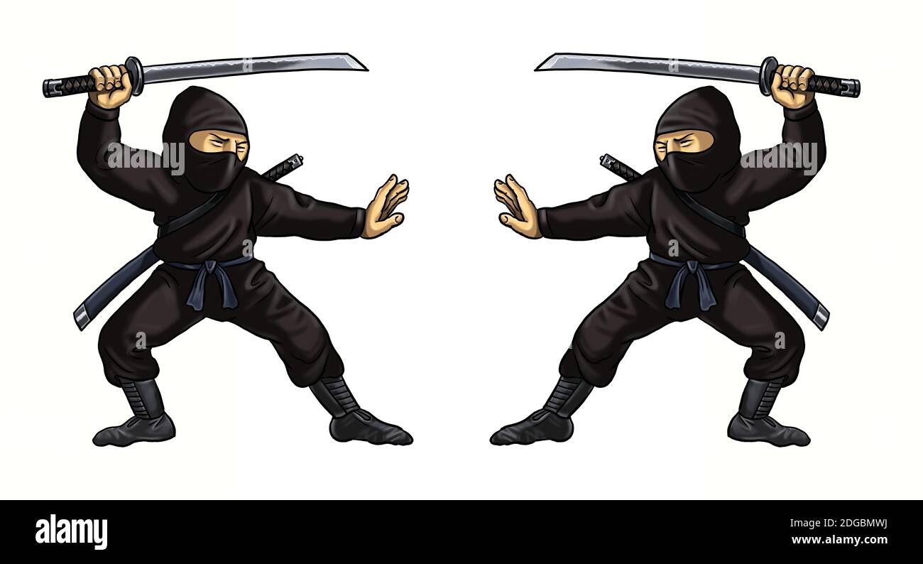 Ninja Attacking Someone