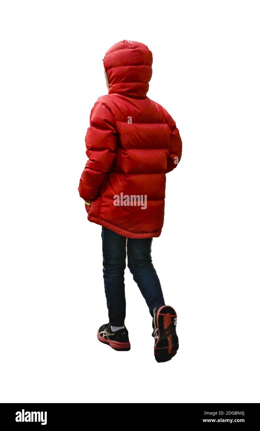 Children Walking Back View Photo Stock Photo - Alamy