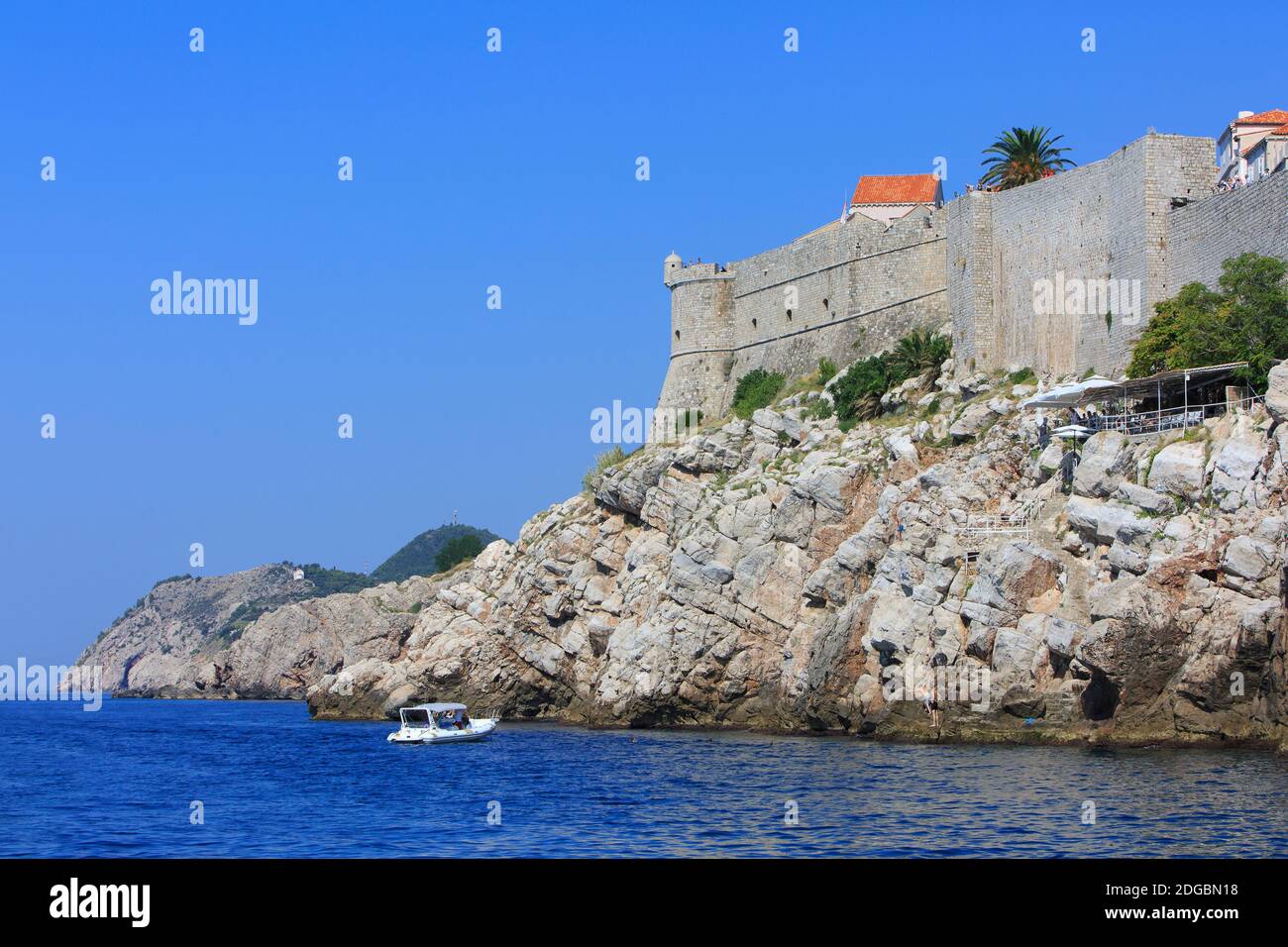 The medieval Tower/Bastion of Saint Peter (Sveti Petar) at the Old Town ...