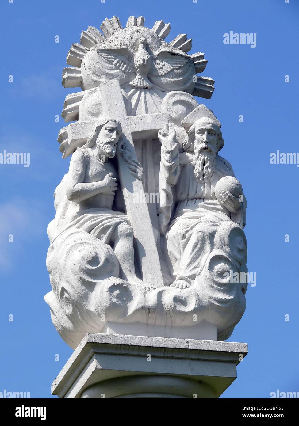 Trinity statue, Somlóvásárhely, Veszprém county, Hungary, Magyarország ...