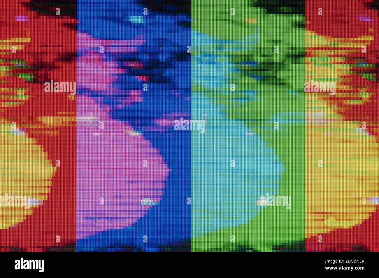 Abstract background, pattern of a digital glitch Stock Photo - Alamy