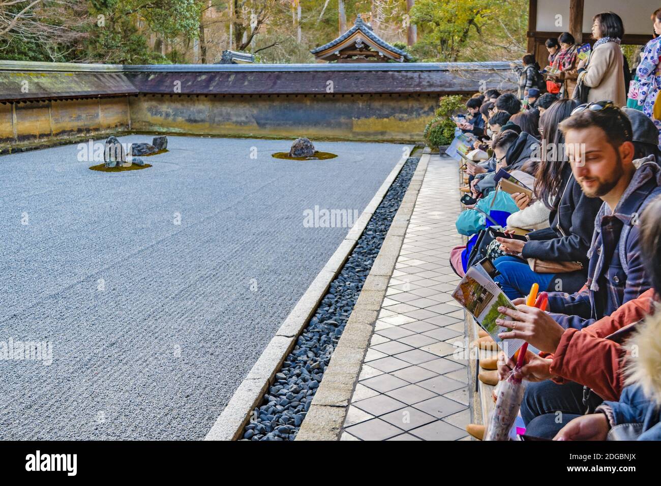 Ryoanji Buddhist Temple, Kyoto, Japan Stock Photo - Alamy