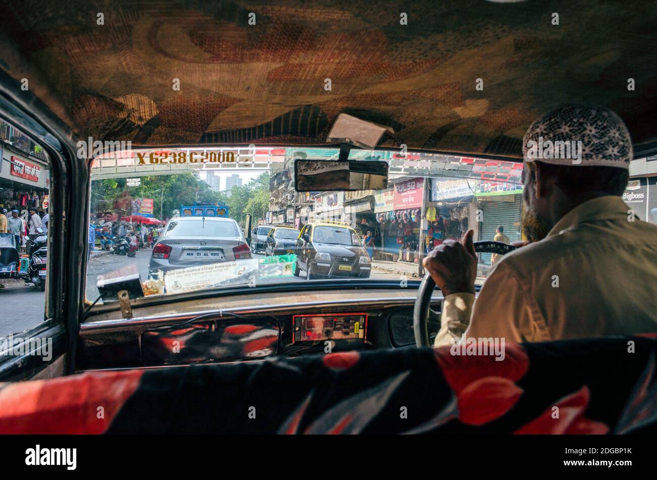 cab ride through Bandra Stock Photo - Alamy