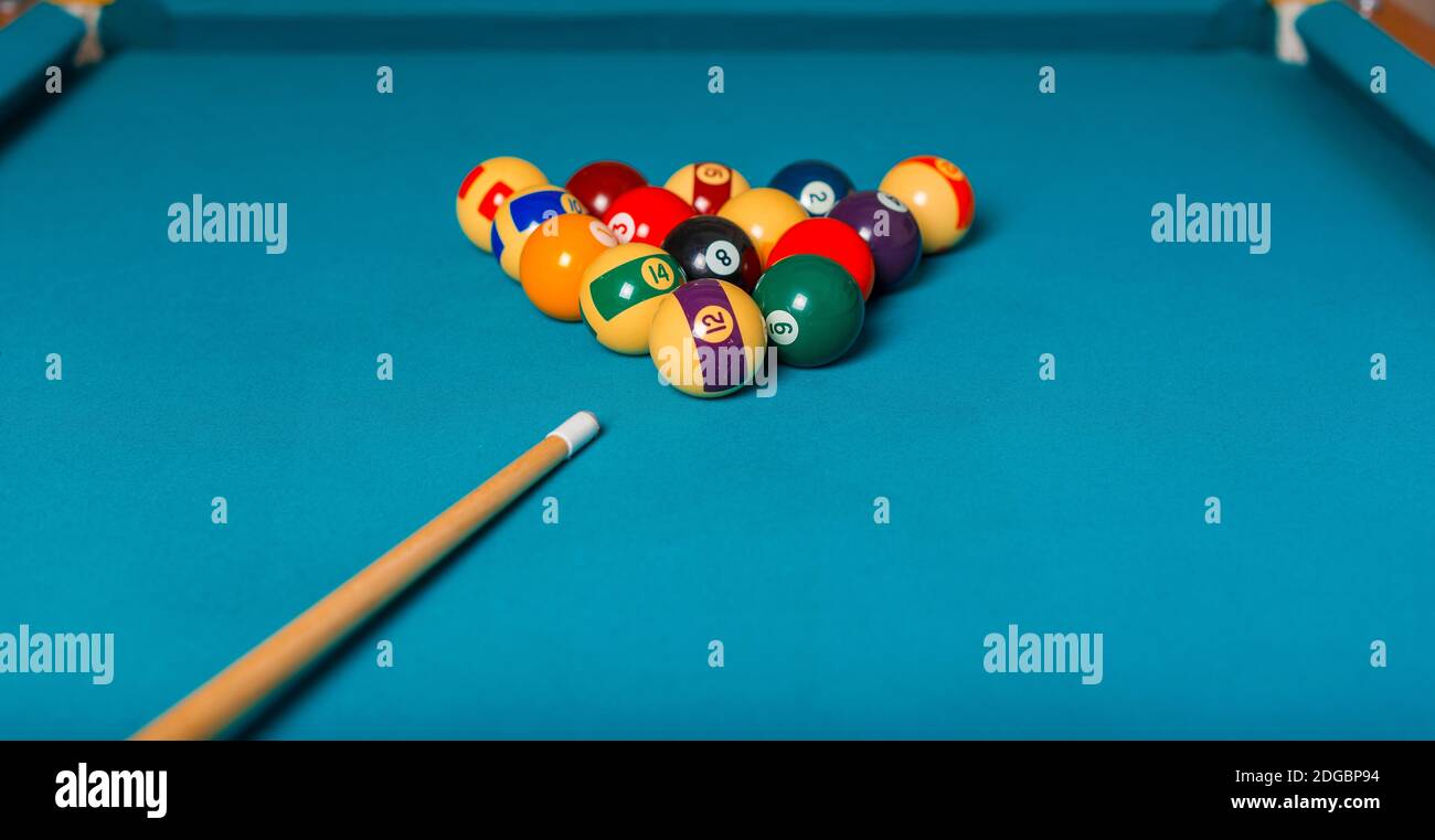 Pool table setup hi-res stock photography and images - Alamy