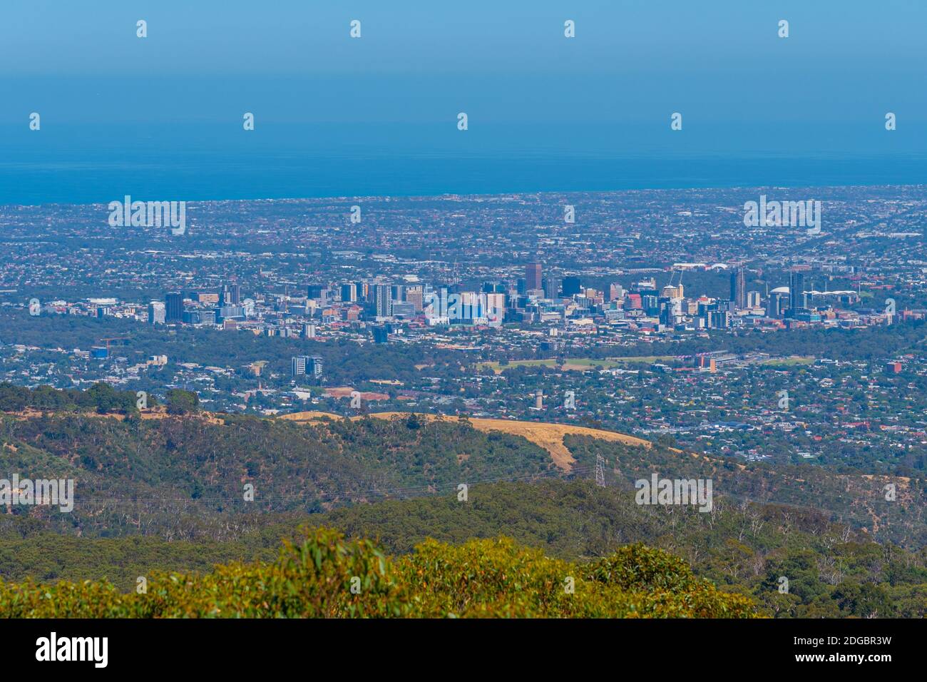 Aerial view city adelaide australia hi-res stock photography and images ...