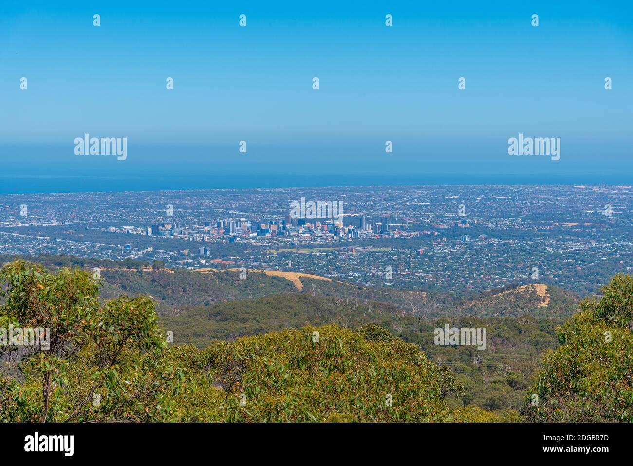 Aerial view city adelaide australia hi-res stock photography and images ...