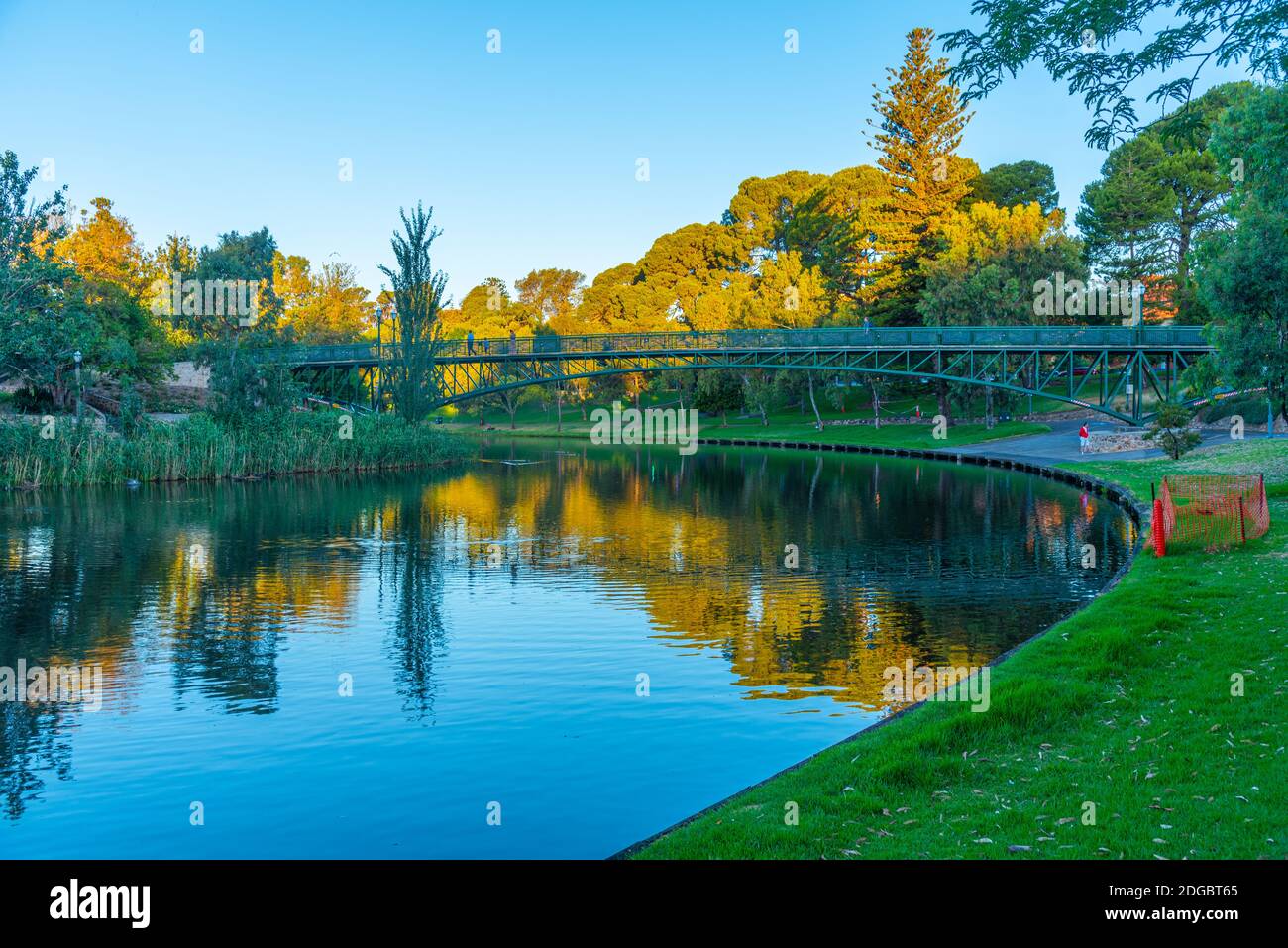 Park alongside Torrens river in Adelaide, Australia Stock Photo - Alamy