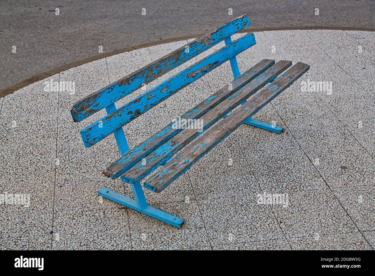 Blue Bench High Resolution Stock Photography and Images - Alamy