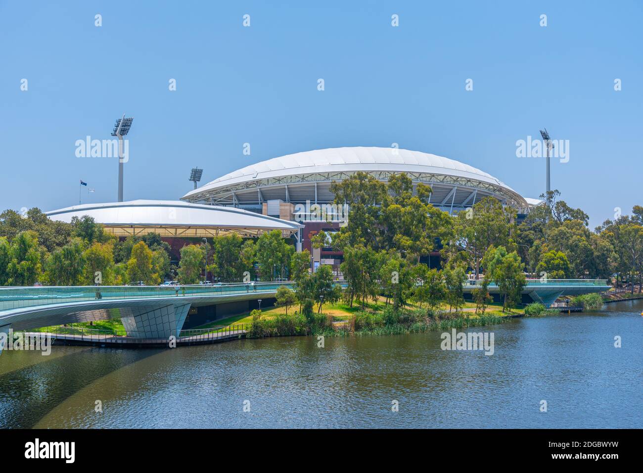 Adelaide oval river torrens cbd hi-res stock photography and images - Alamy