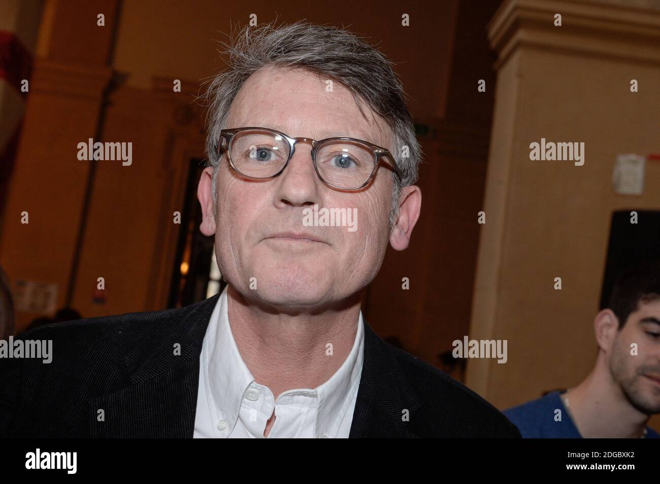 Vincent Peillon attending a book signing session during the literary ...