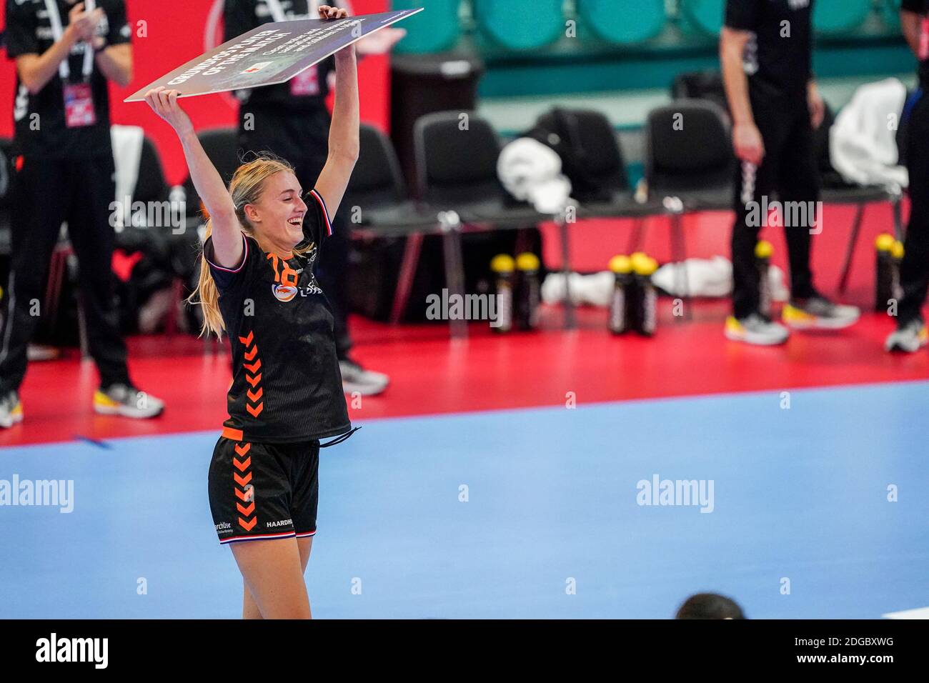 KOLDING, DENMARK - DECEMBER 8: Kelly Dulfer of Netherlands women of the ...