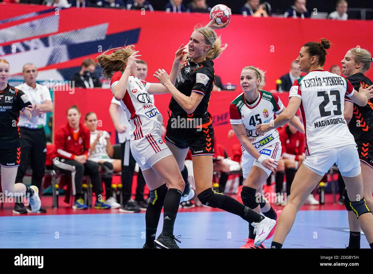 KOLDING, DENMARK - DECEMBER 8: Kelly Dulfer of Netherlands during the ...