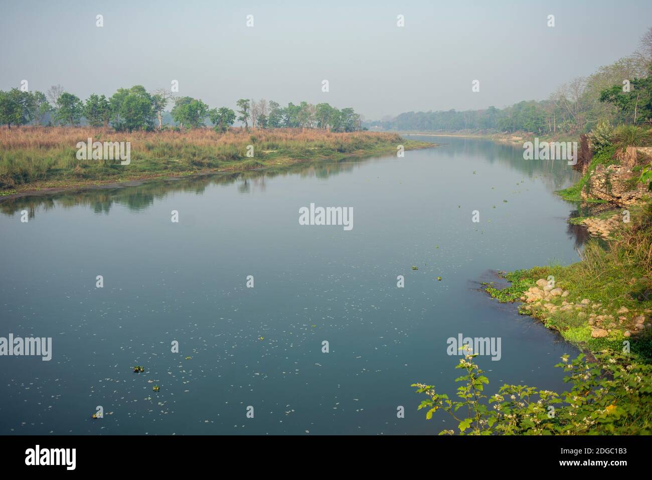 The Rapti River, Sauraha, Chitwan National Park, Nepal Stock Photo - Alamy