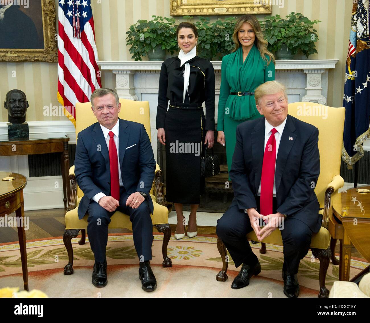 United States President Donald J. Trump meets King Abdullah II of ...