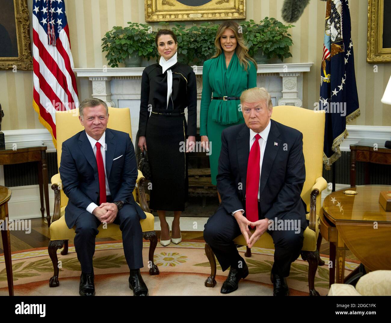 United States President Donald J. Trump meets King Abdullah II of ...