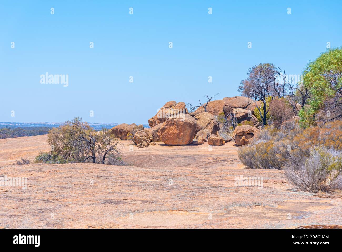 Landscape of Wave rock wildlife park in Australia Stock Photo - Alamy
