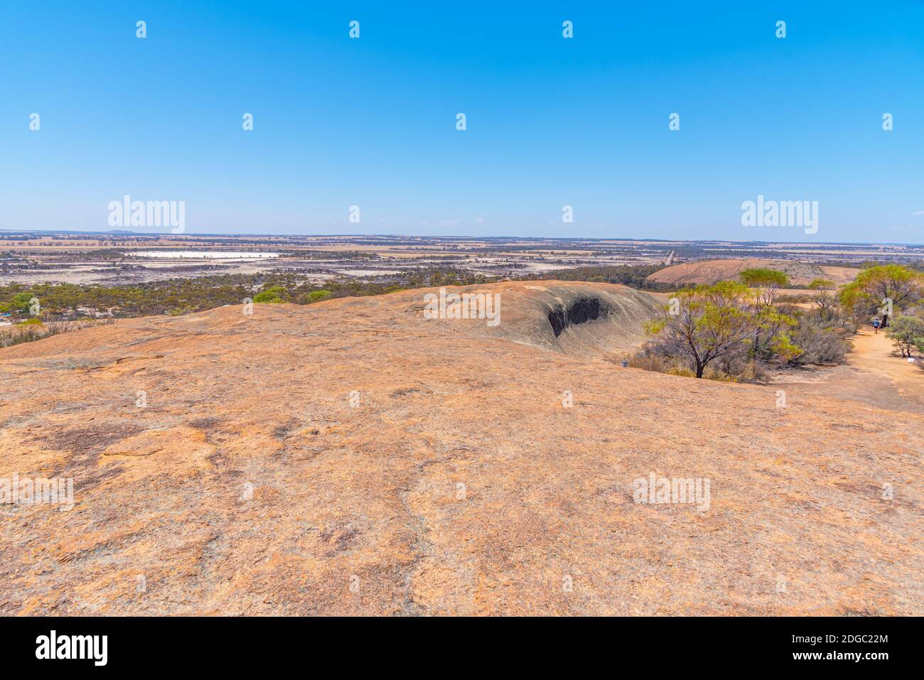 Landscape of Wave rock wildlife park in Australia Stock Photo - Alamy