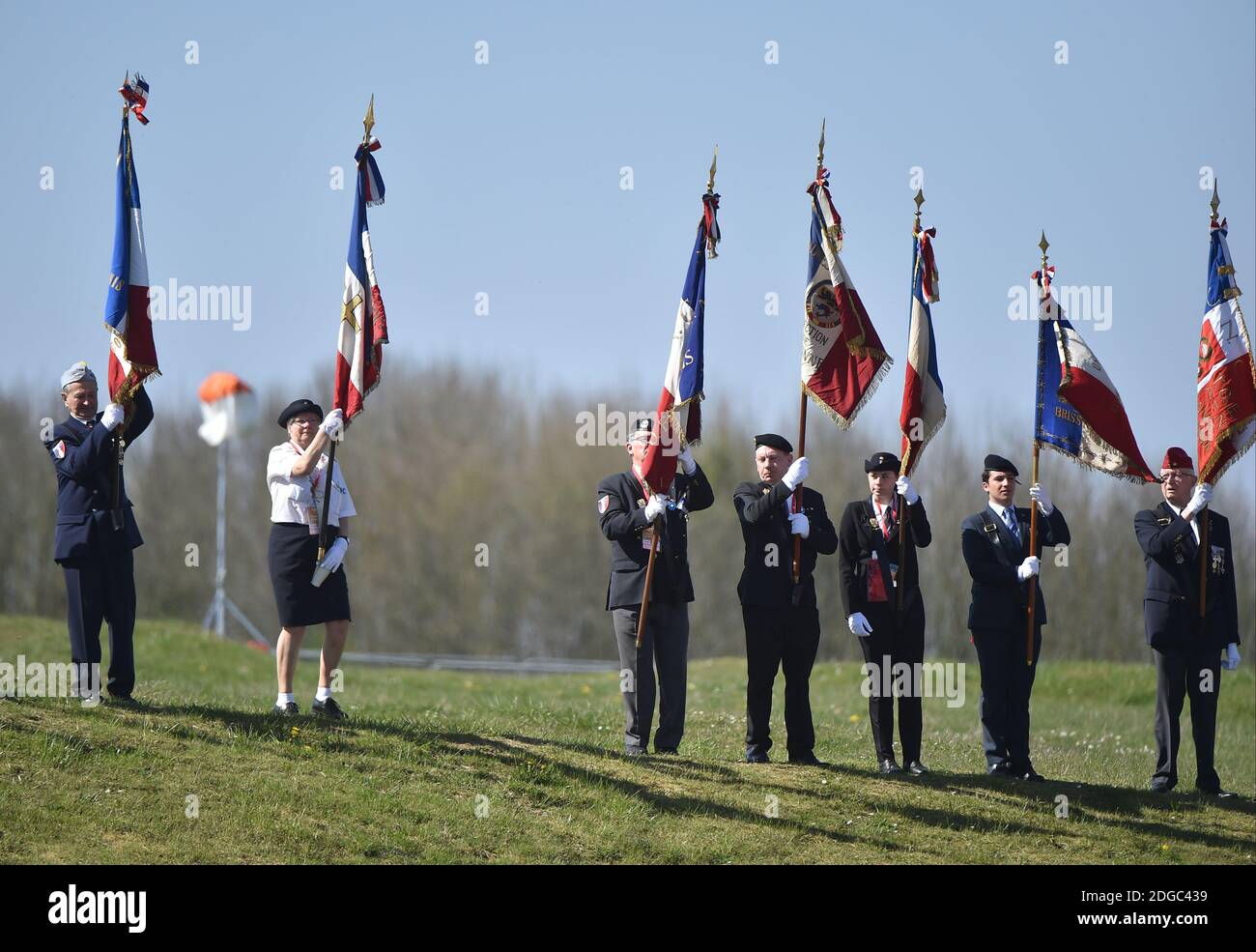 General atmosphere during the Canadian National Vimy Memorial Ceremony ...