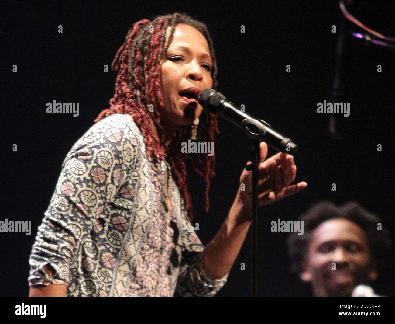 Soul singer Lisa Simone, daughter of late Nina Simone, performs live at ...