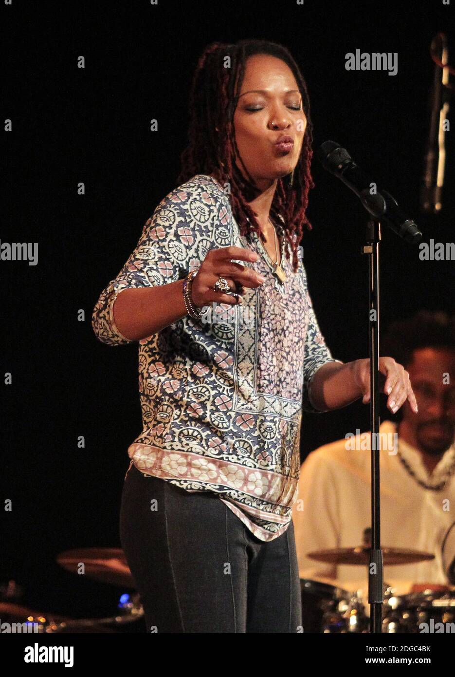 Soul singer Lisa Simone, daughter of late Nina Simone, performs live at ...