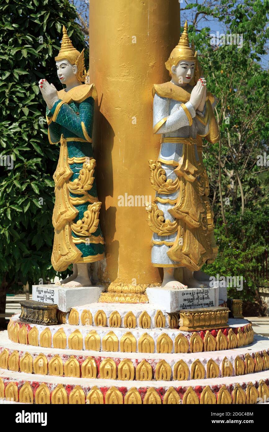 Nats Buddhist Guardian ghosts Stock Photo - Alamy