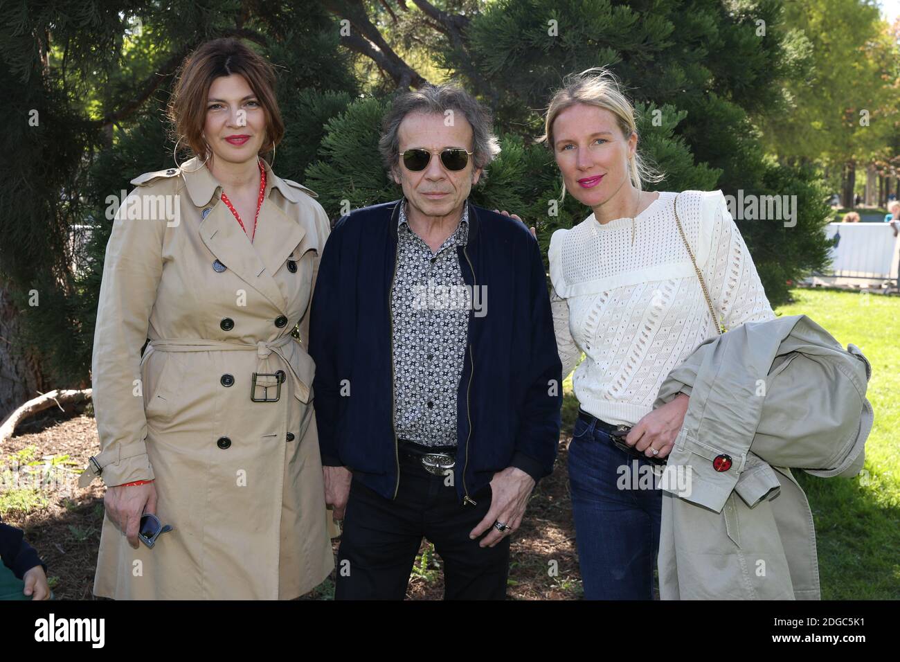 Agathe Lecaron, Philippe Man½uvre et sa femme Candice de la Richardiere ...