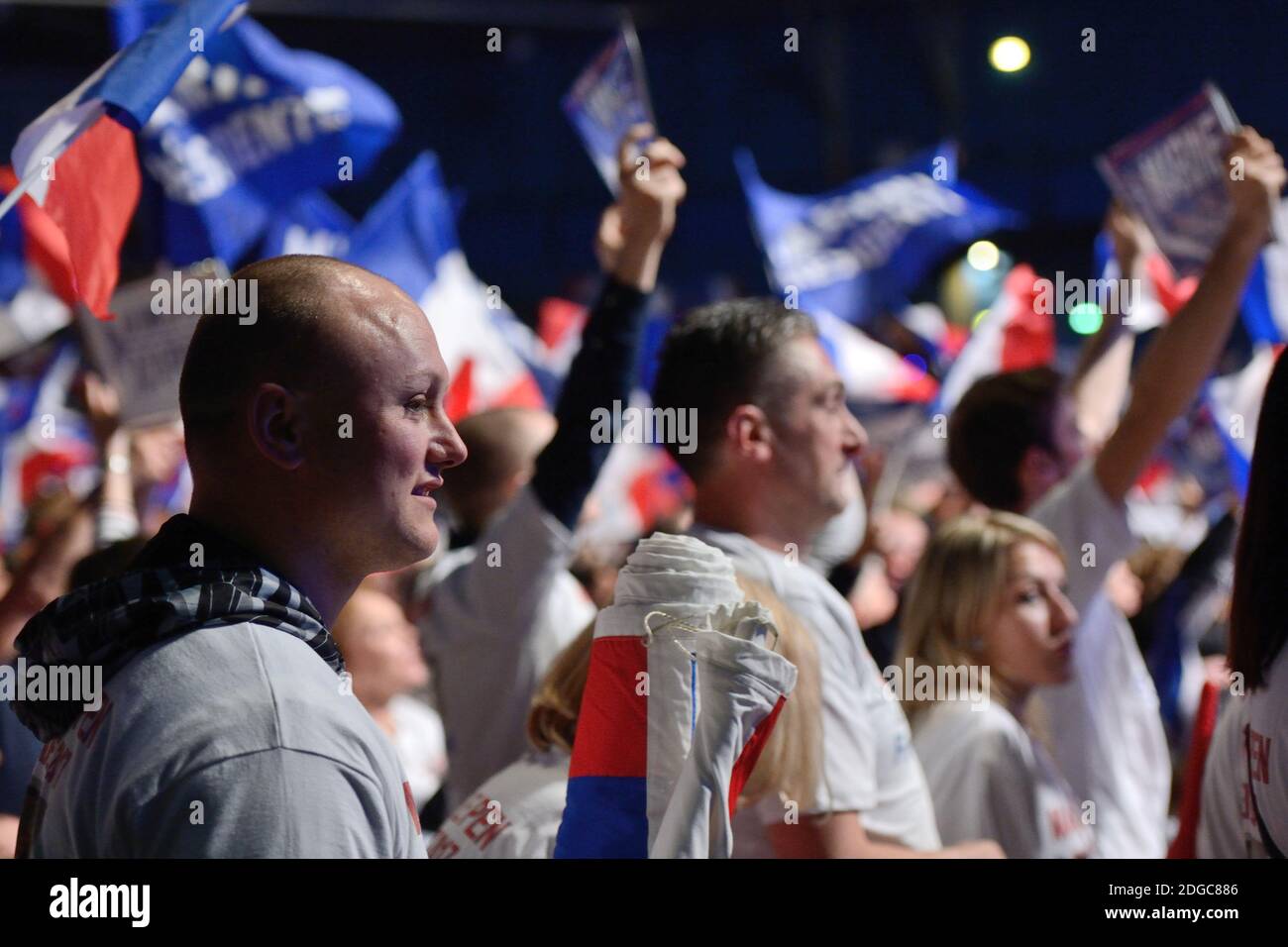 Supporters attend presidential election candidate for the far-right ...
