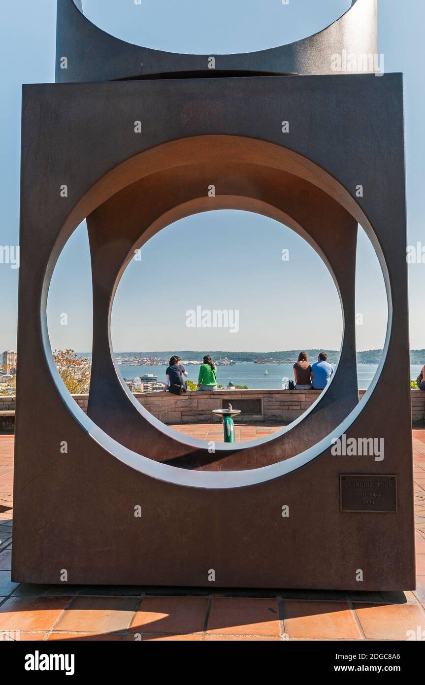 "Changing Form" sculpture by Doris Totten Chase is found in Kerry Park ...