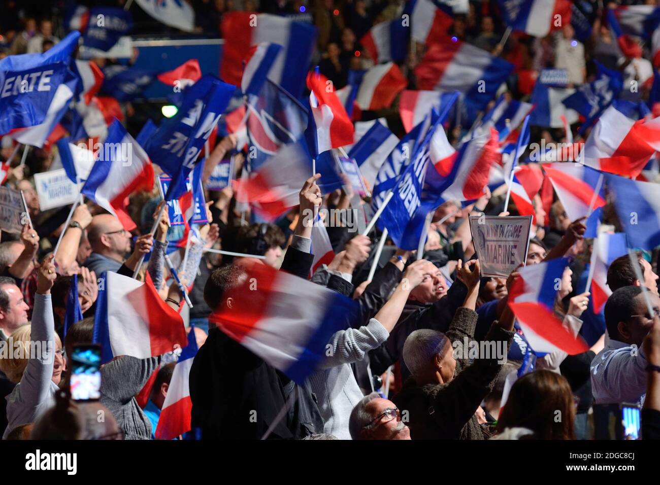 Supporters attend presidential election candidate for the far-right ...