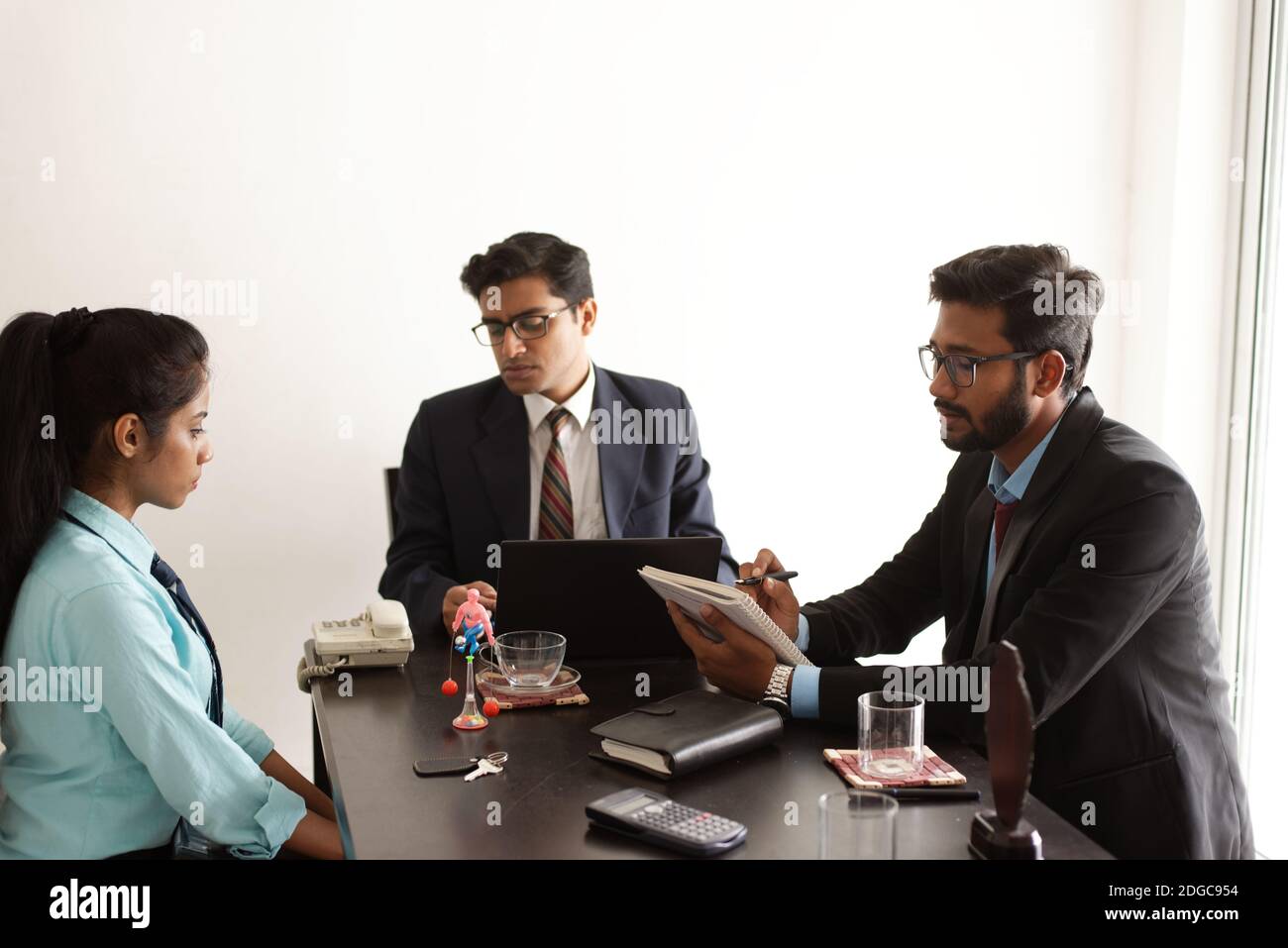 Corporate interview of a young and energetic female applicant in Indian ...