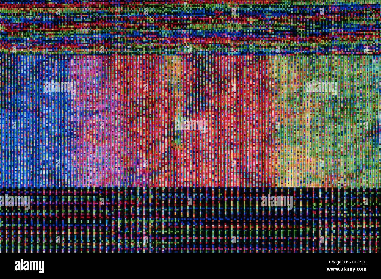 Abstract background, pattern of a digital glitch Stock Photo - Alamy
