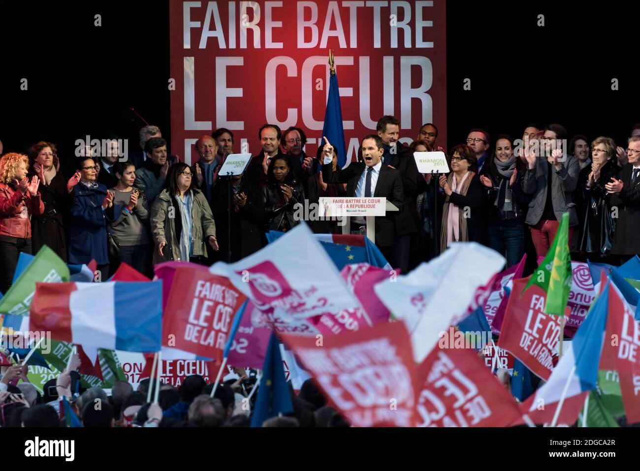 Presidential election candidate for the left-wing Socialist Party (PS ...