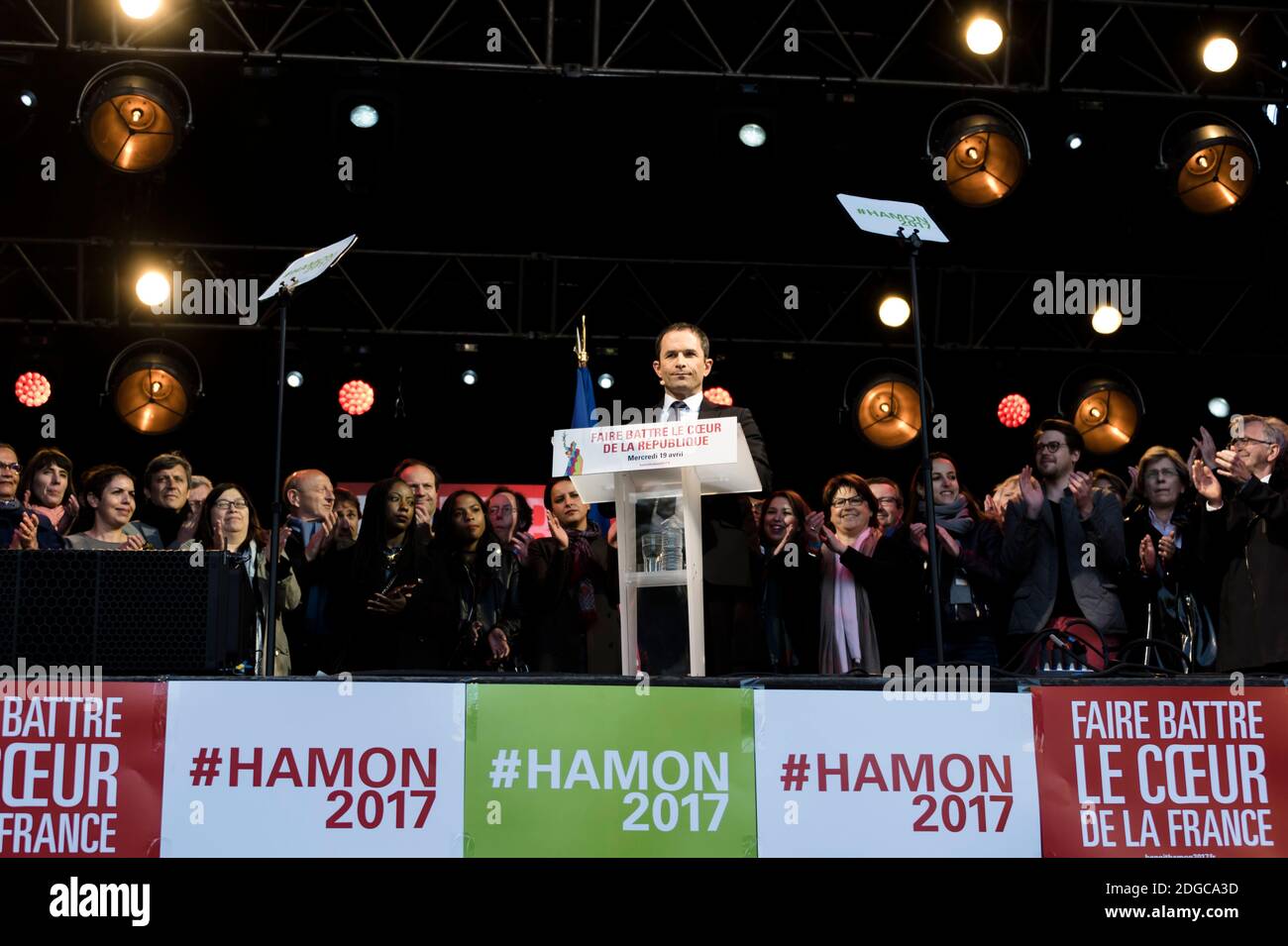 Presidential election candidate for the left-wing Socialist Party (PS ...