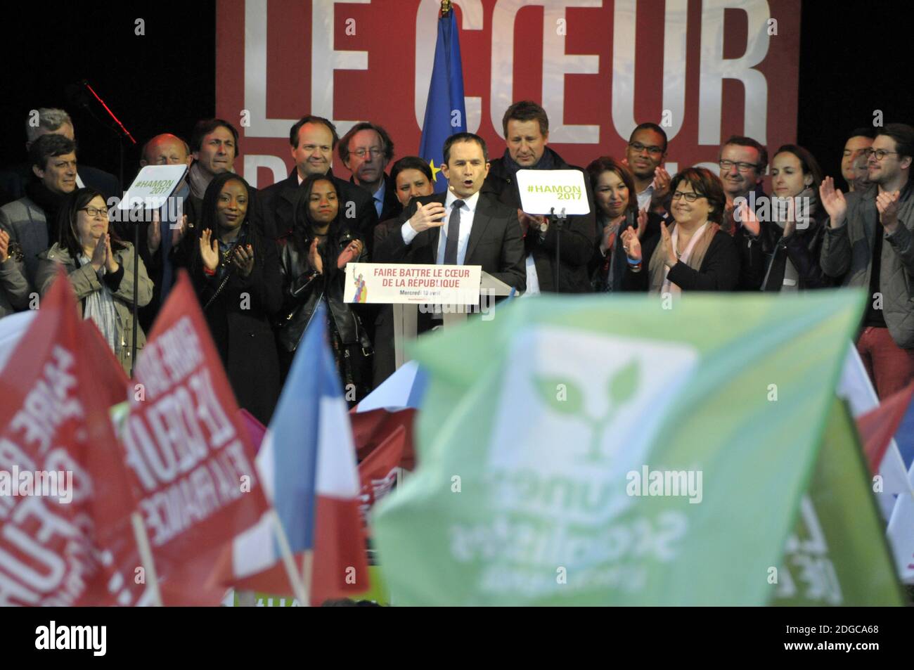 Presidential election candidate for the left-wing Socialist Party (PS ...