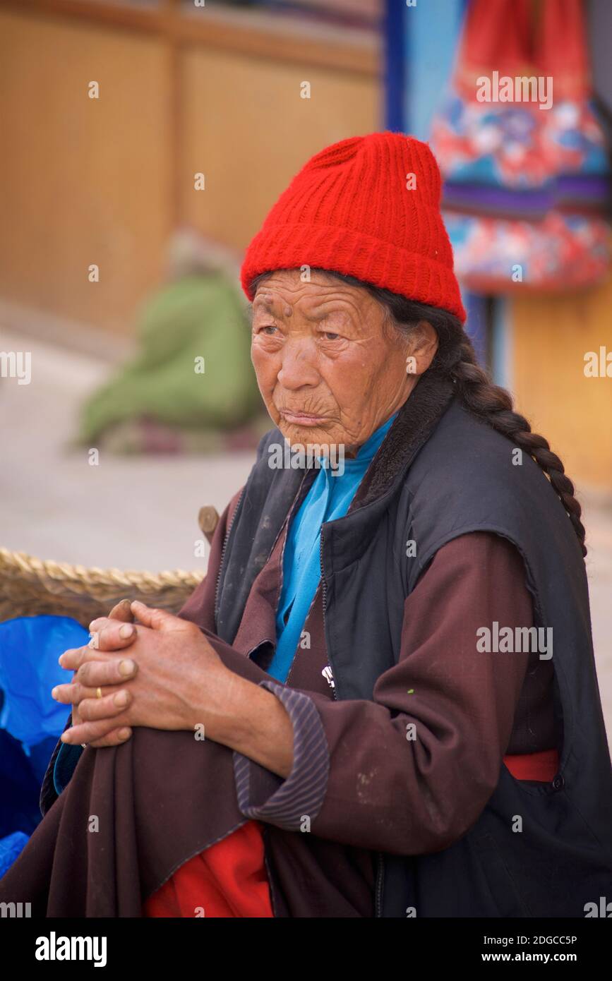Ladakhi woman leh ladakh hi-res stock photography and images - Alamy