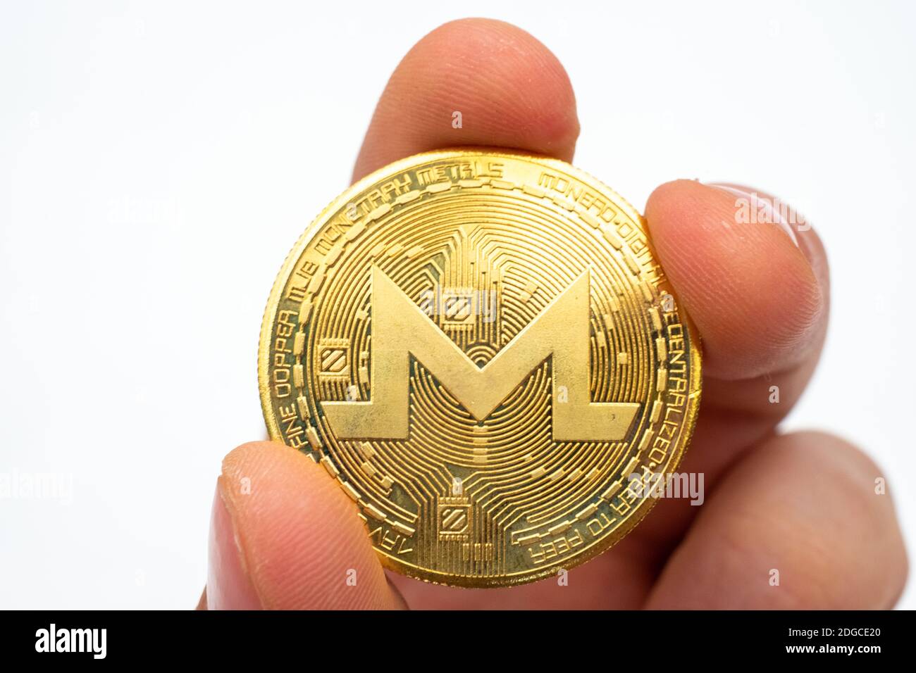 Cryptocurrency monero digital payment hi-res stock photography and ...