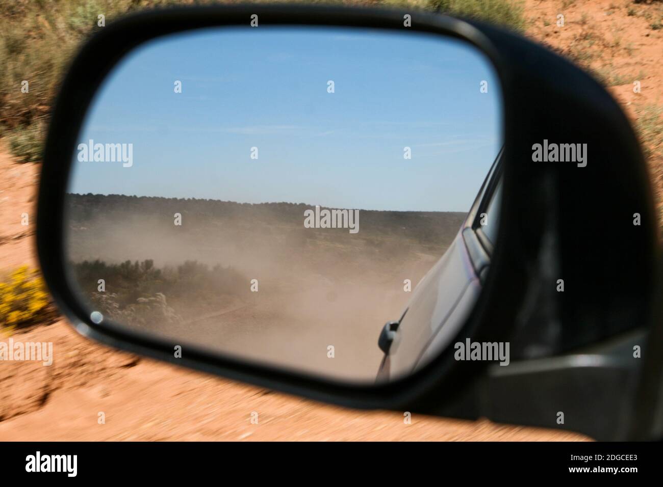 Dust in the mirror Stock Photo - Alamy